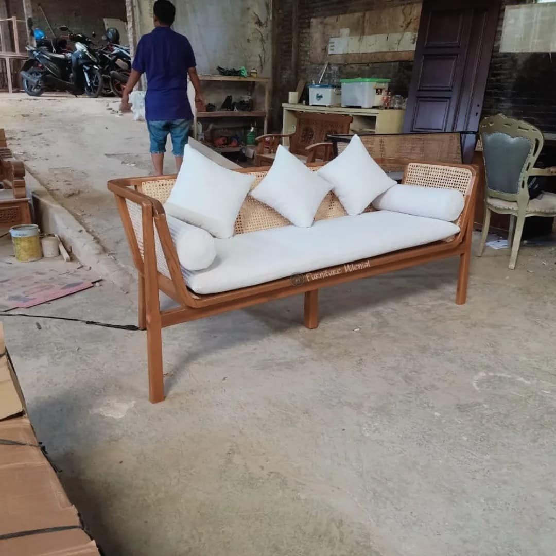 Kursi Tamu Rotan Minimalis Modern - Furniture Milenial